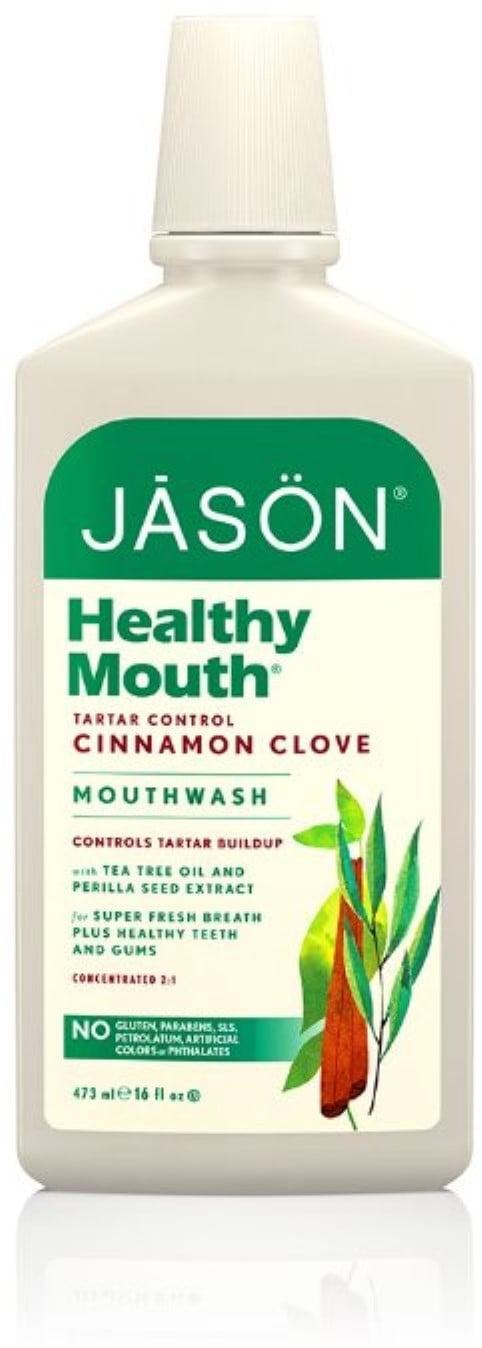 Jason Healthy Mouth Mouthwash, Cinnamon Clove 16 oz (Pack of 2 ...