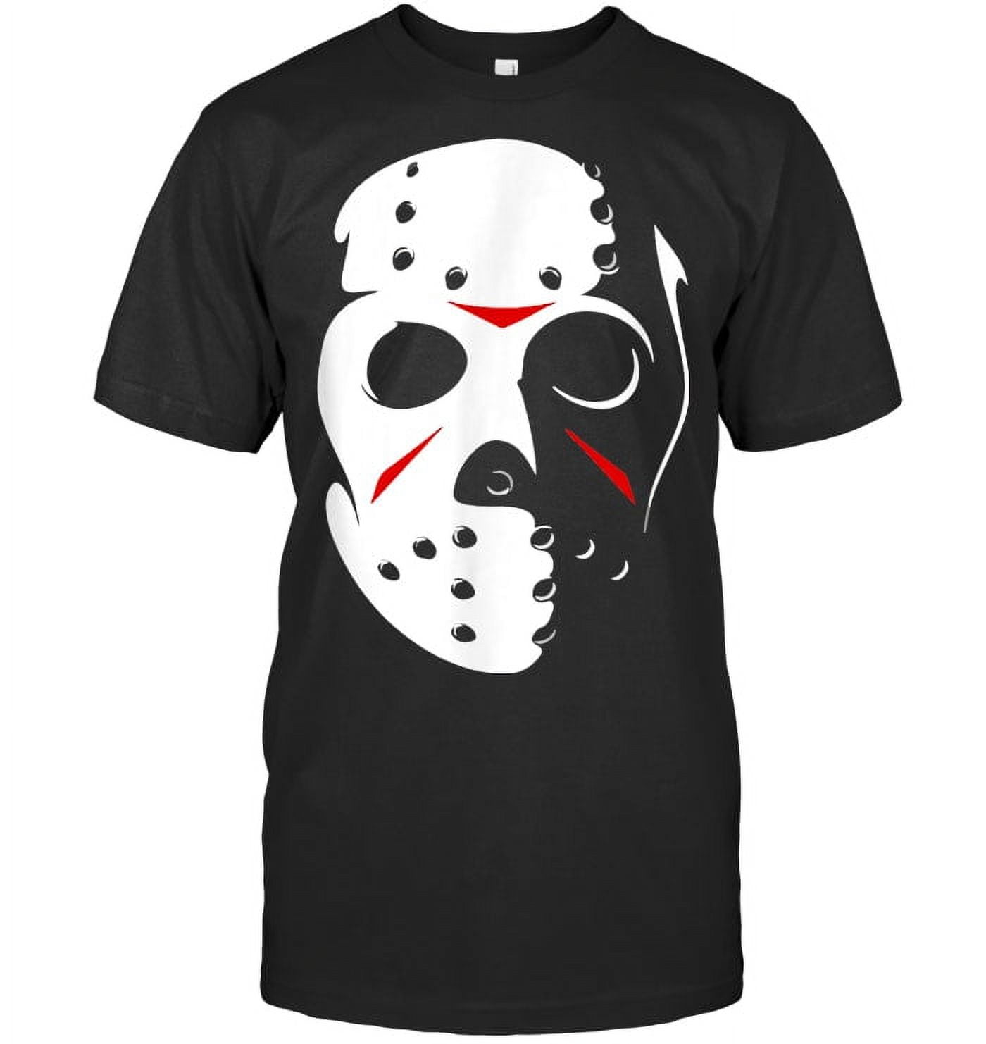 Jason Hockey Mask Halloween Shirt Friday 13TH T Shirt - Walmart.com