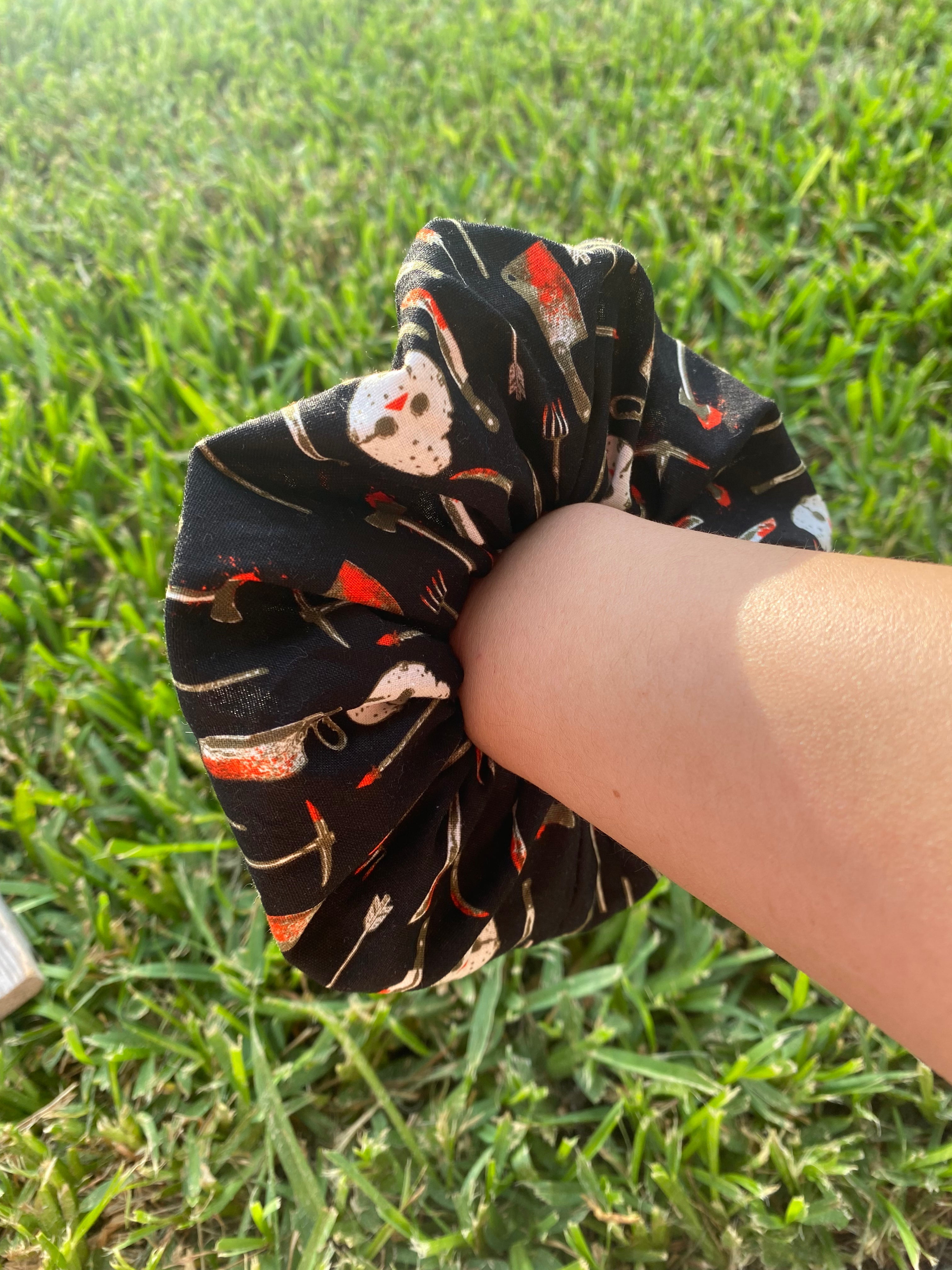 Jason Horror Movie Scrunchie Hair Tie Ponytail - Walmart.com