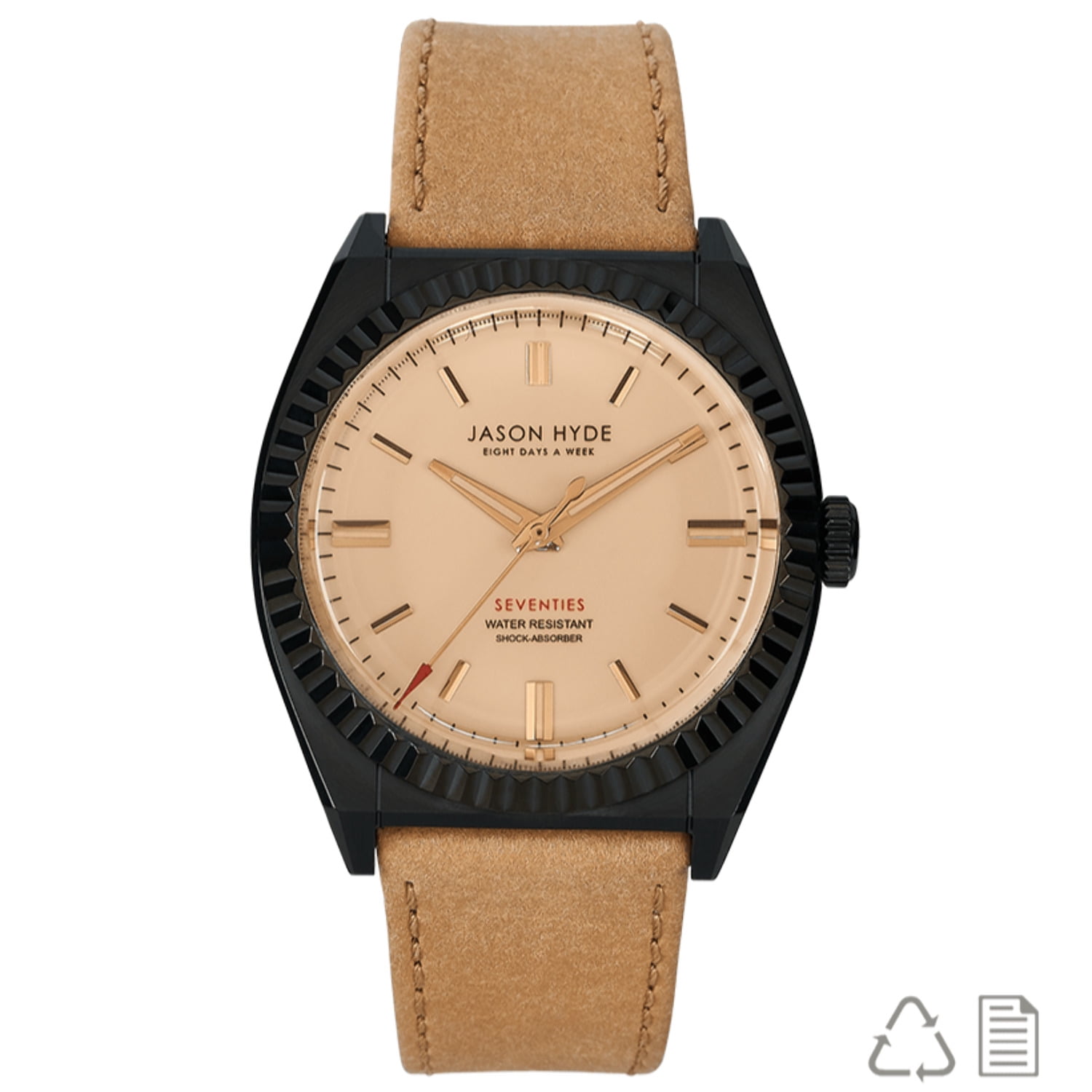 Jason Hyde Amber 40mm Beige - Walmart.com