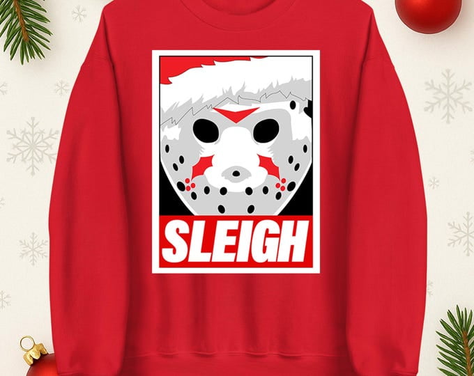Jason Jumper, Jumper, Horror Character Hoodie, Festive T Shirt ...