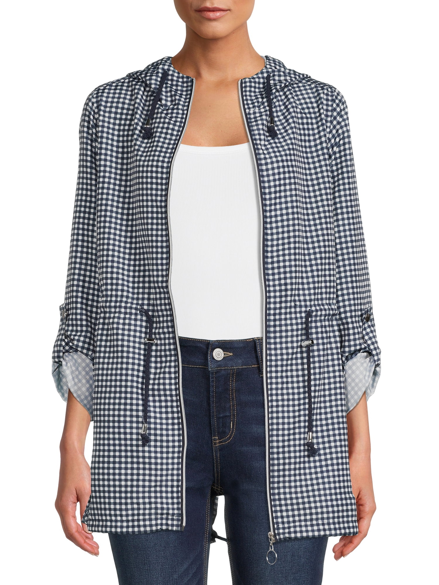 Jason Maxwell Women's Printed Rain Anorak Jacket - Walmart.com