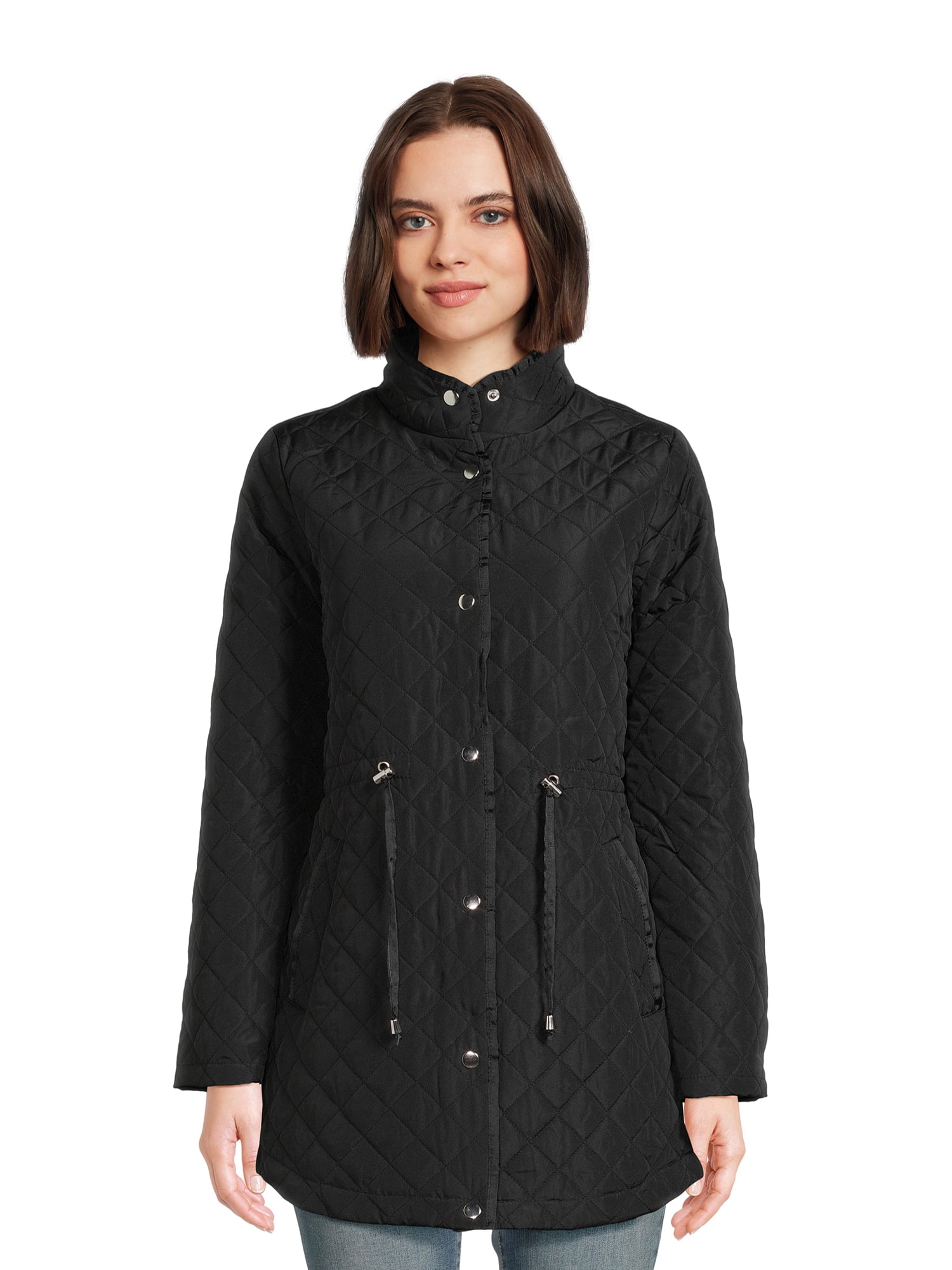 Jason Maxwell Women’s and Women's Plus Midweight Quilted Jacket ...