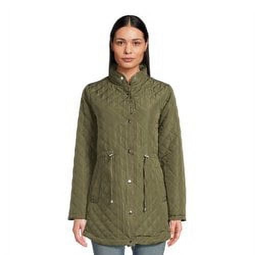 Jason Maxwell Women’s and Women's Plus Midweight Quilted Jacket ...