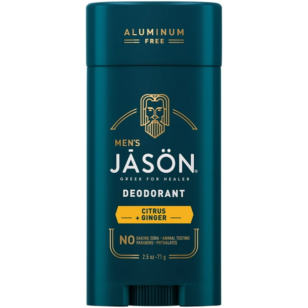 Jason Men's Citrus + Ginger Stick Deodorant, 2.5 oz - Walmart.com