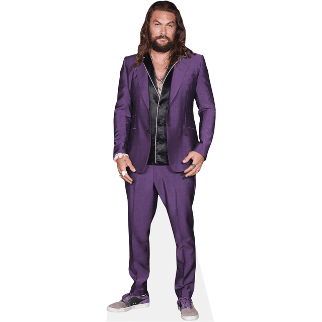 Jason Momoa (Purple Suit) Mini Cardboard Cutout Standee - Walmart.com