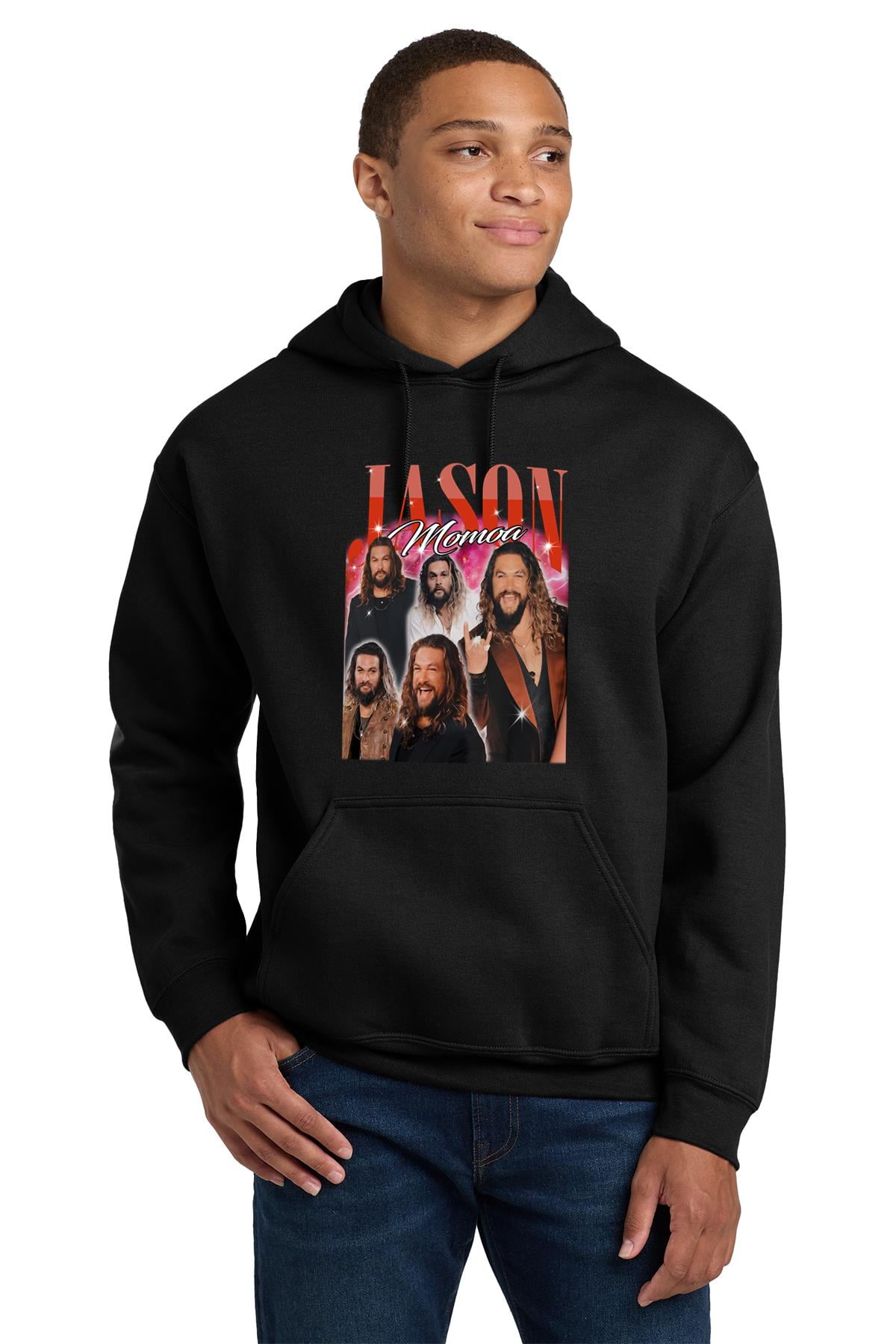 Jason Momoa Vintage Hoodie Fan s 90s Merch, for men & women, up to size ...