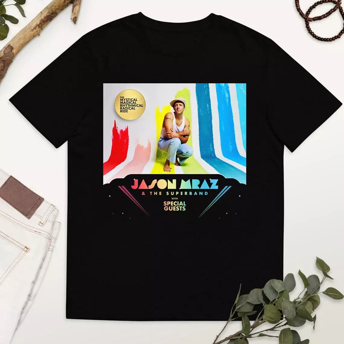 Jason Mraz The Superband Summer Tour 2024 T Shirt Full Size S-5XL SO286 ...