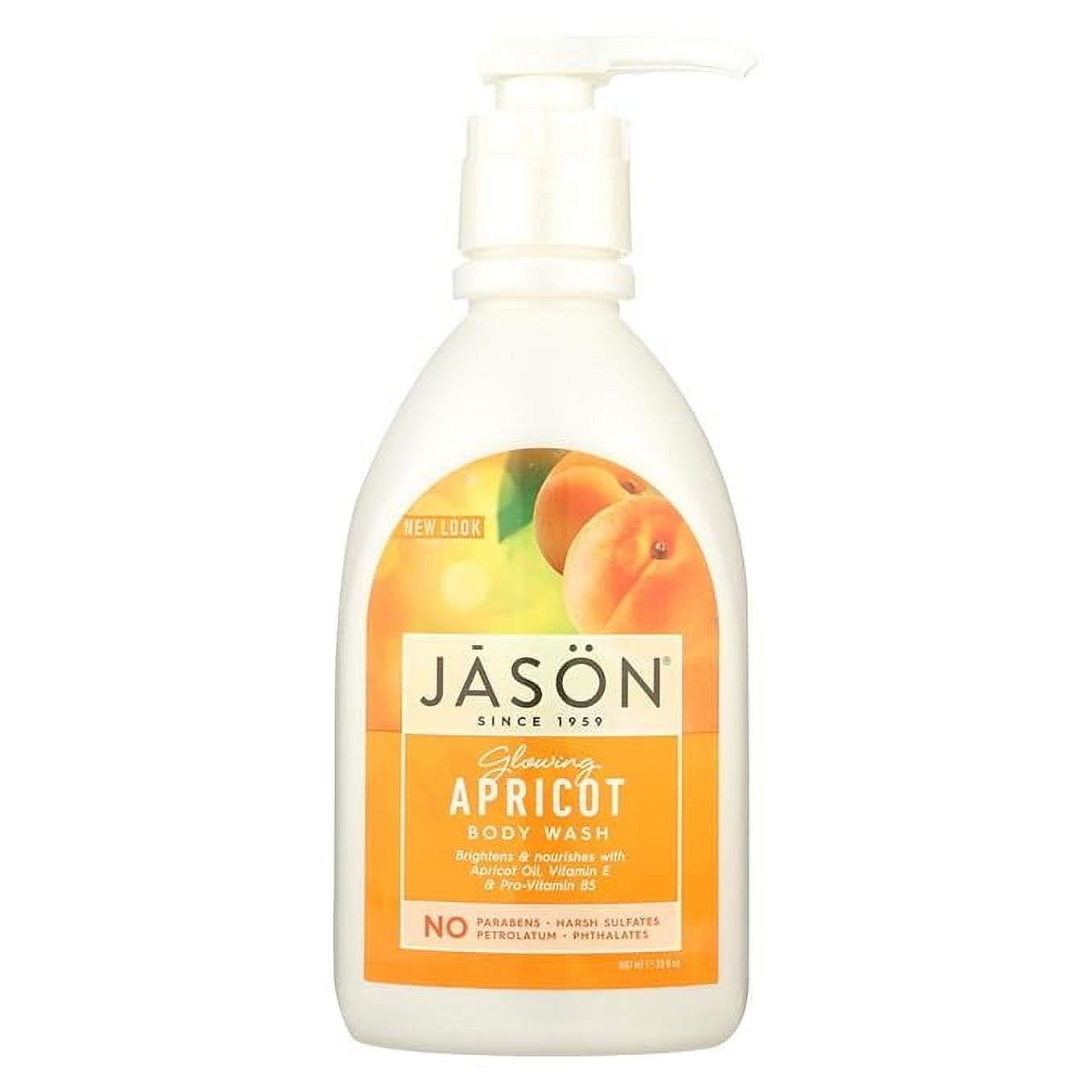 Jason Natural Cosmetics, Body Wash Apricot Glowing, 30 Fl Oz - Walmart.com
