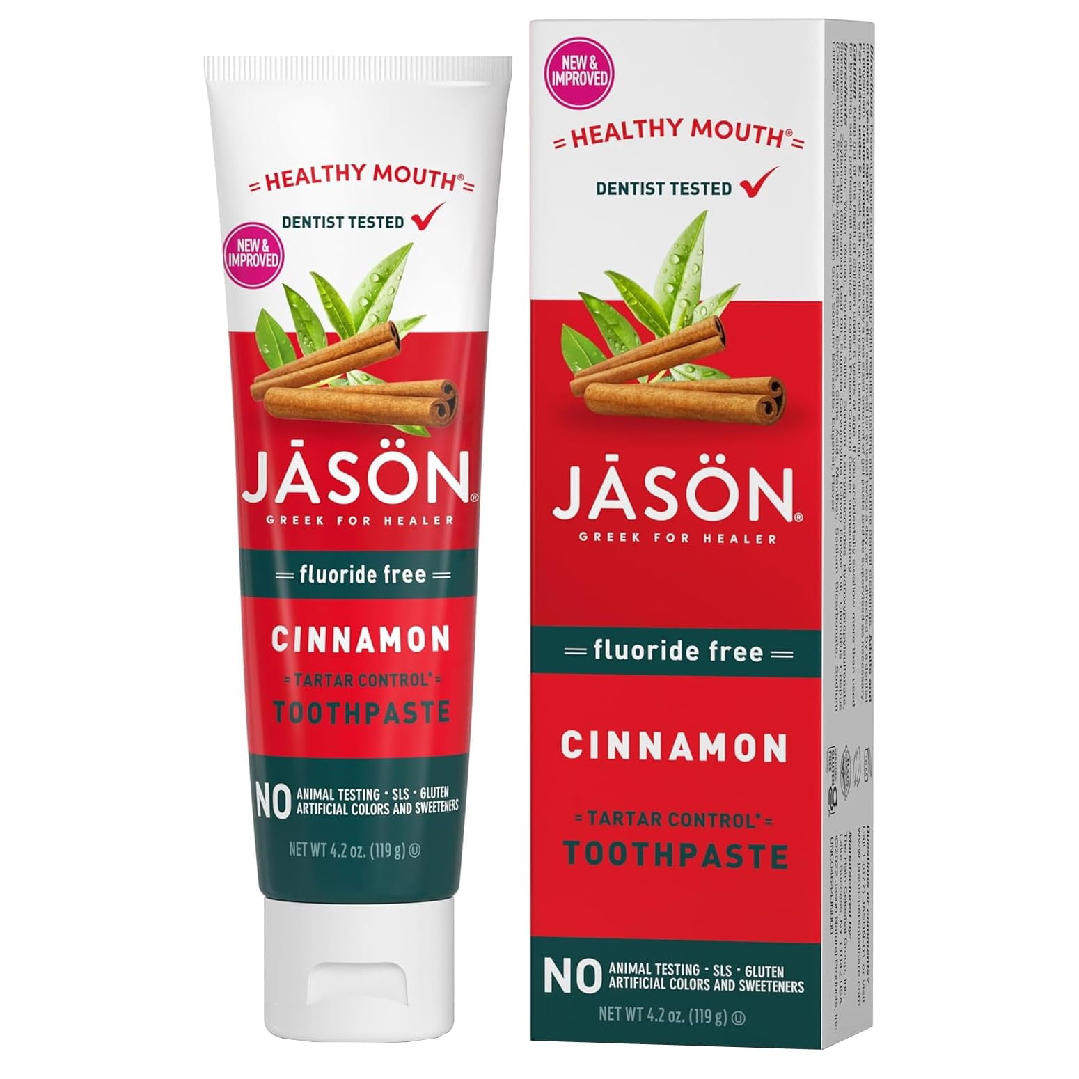Jason Natural Healthy Mouth STF9 Toothpaste, 4.2 oz - Walmart.com