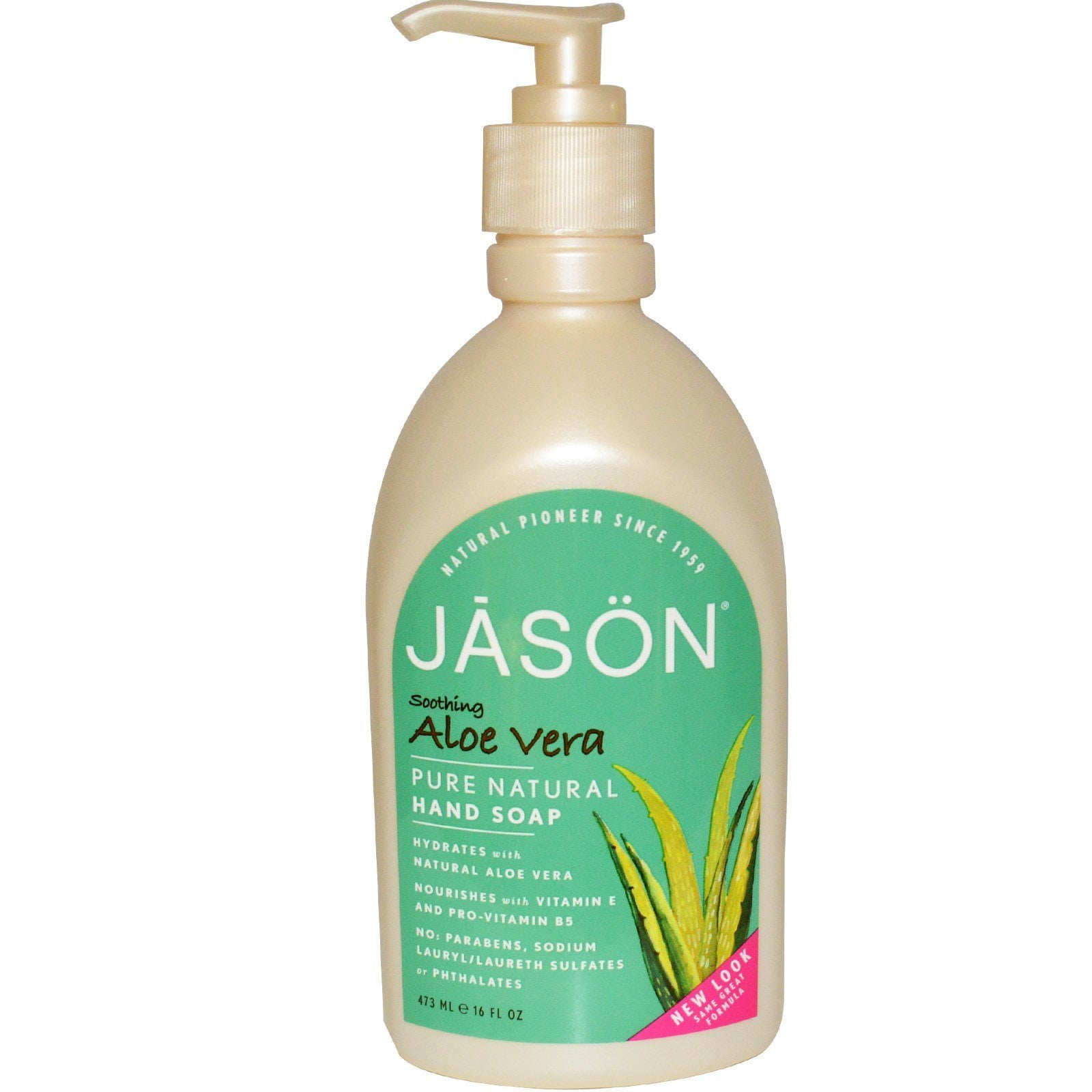 Jason Natural Products Aloe Vera Liquid Satin Soap,16 Fl Oz (Pack Of 6 ...