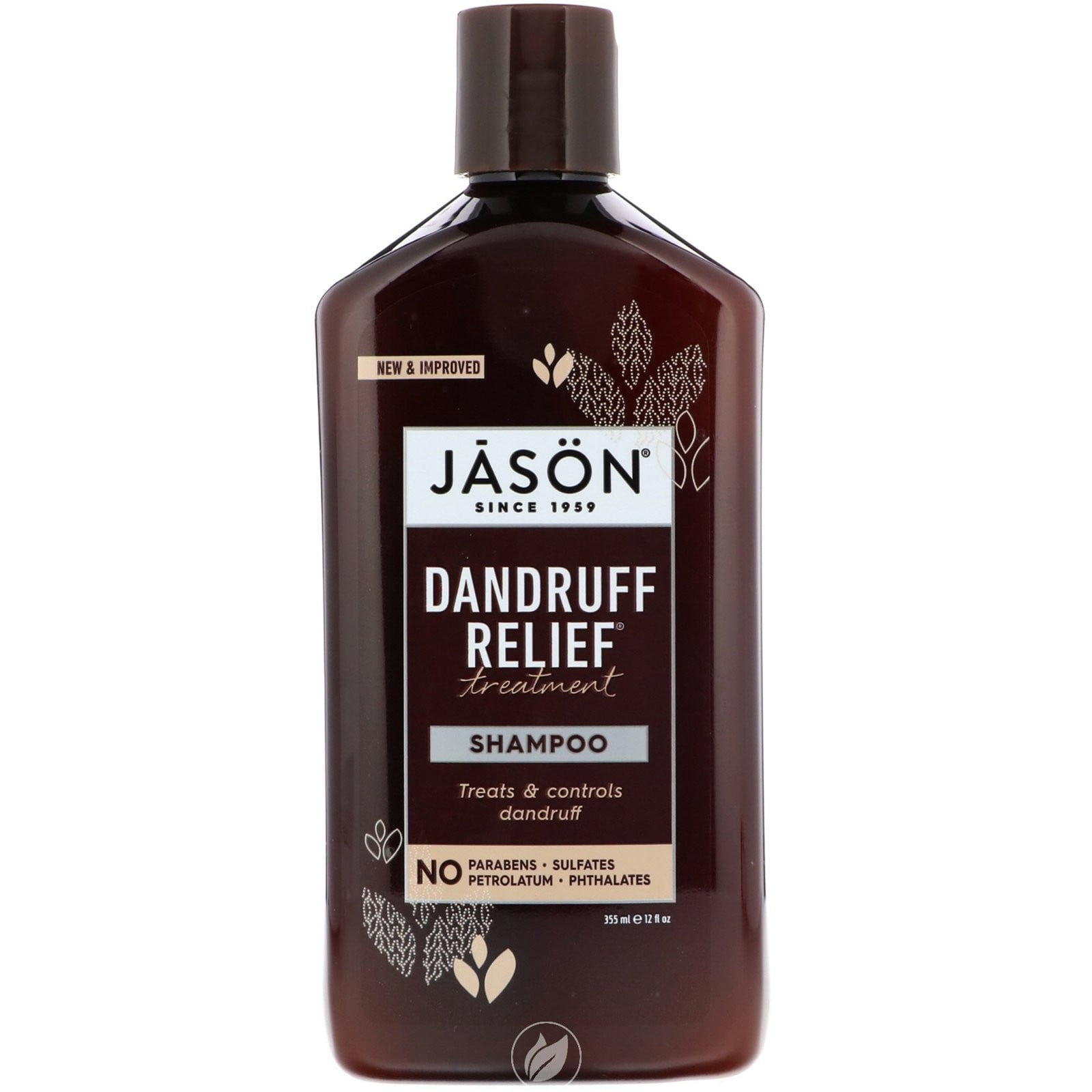 Jason Natural Products Shampoo Dandruff Relief 12 Ounce - Walmart.com