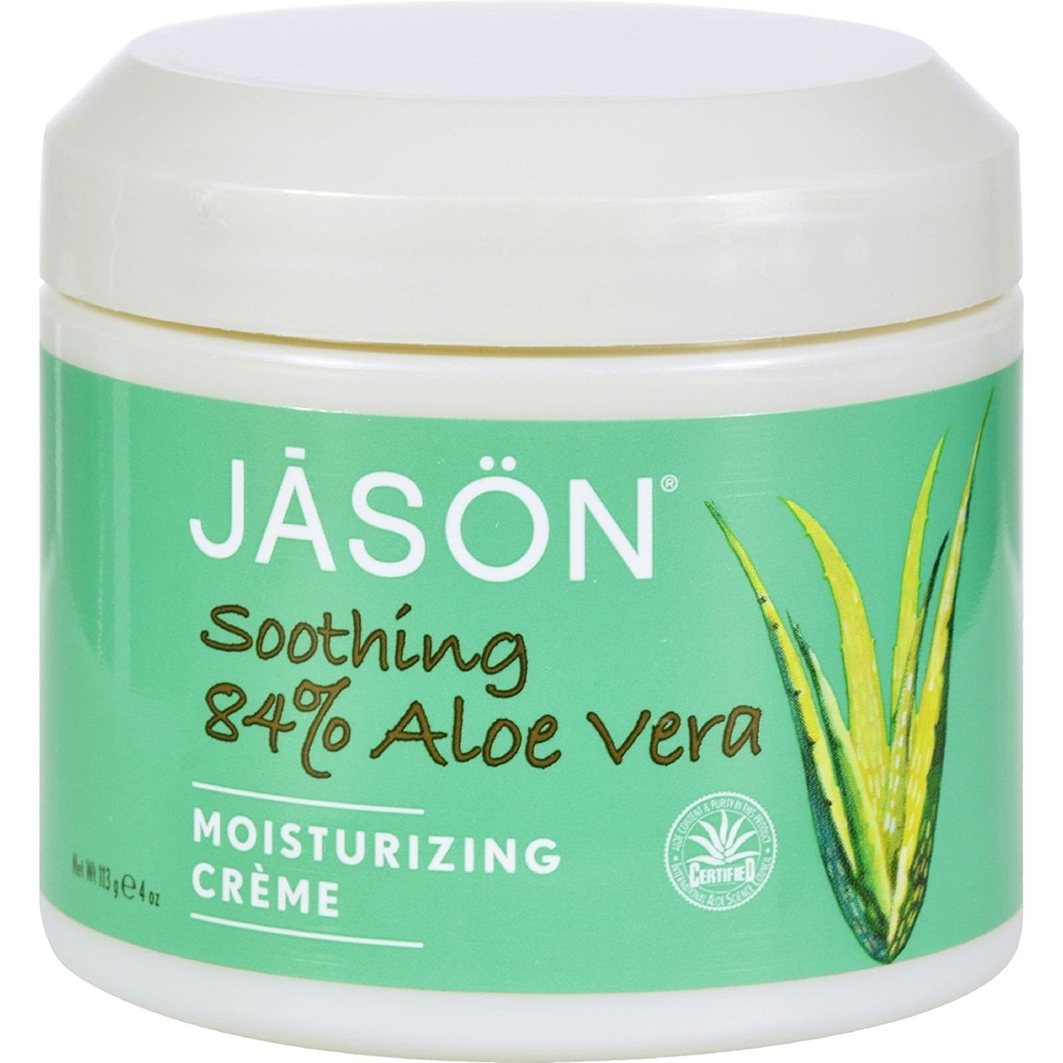 Jason Natural Products Ultra-Comforting Aloe Vera Moisturizing Creme, 4 ...