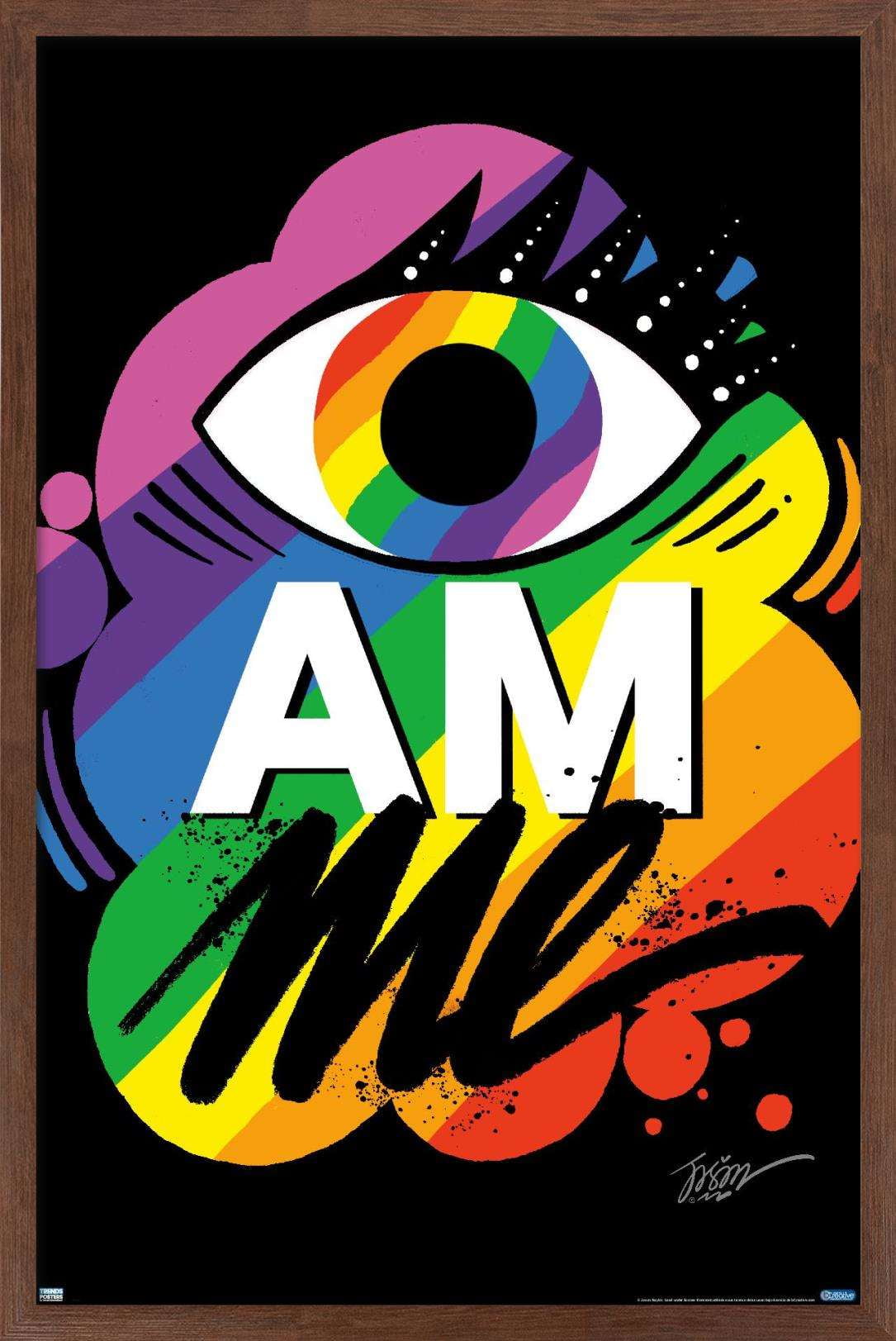 Jason Naylor - Eye Am Me Wall Poster, 14.725" x 22.375", Framed ...