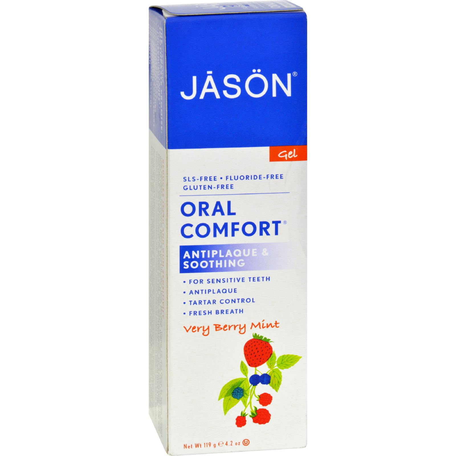 Jason Oral Comfort Gel Very Berry Mint - 4.2 oz - Walmart.com