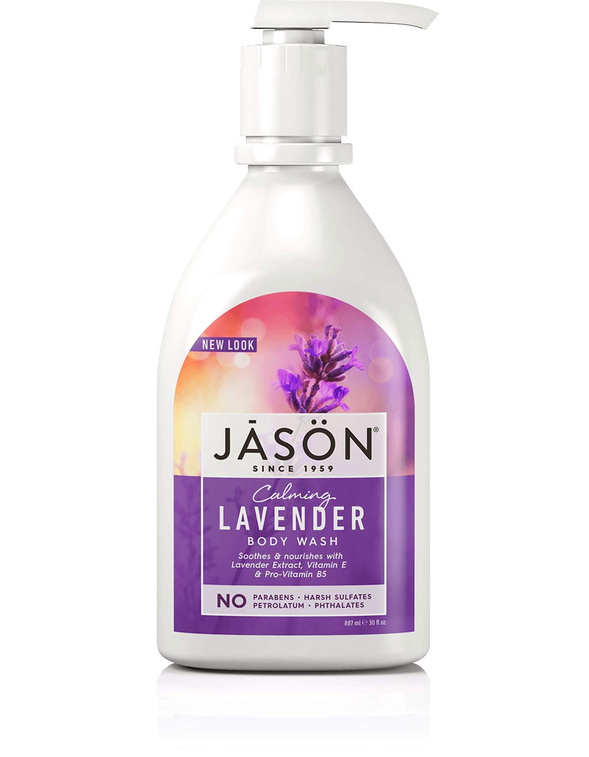 Jason Pure Natural Body Wash, Calming Lavender 30 oz (Pack of 2 ...