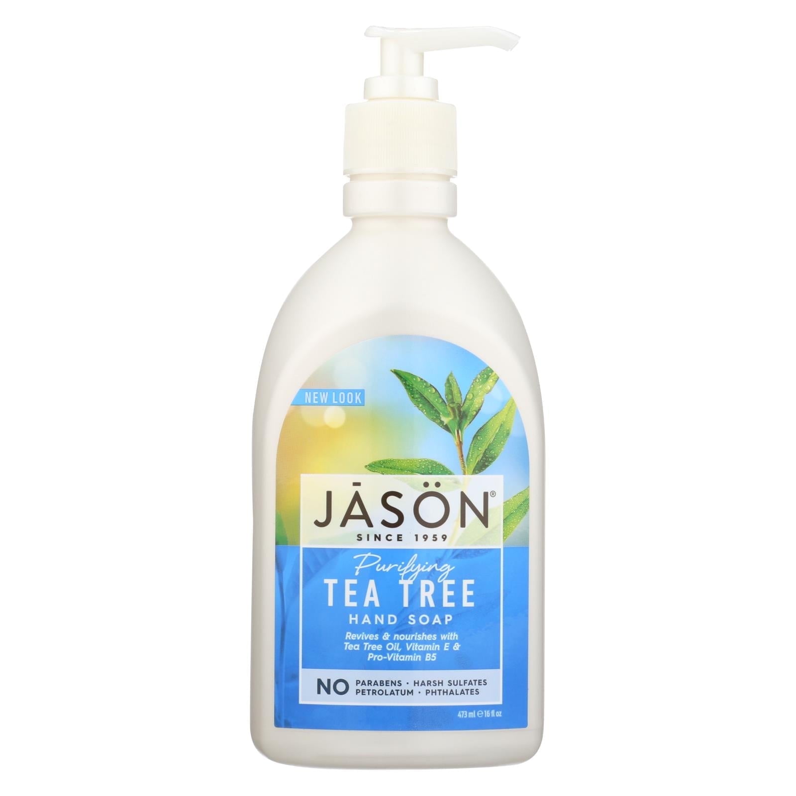 Jason Pure Natural Purifying Tea Tree Hand Soap 16 fl oz Pack of 2 ...