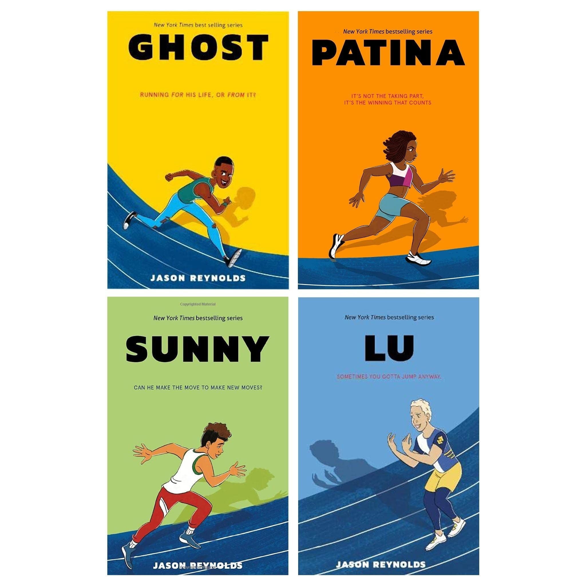 Jason Reynolds' Track Series Paperback Collection 4 Books Set (Ghost ...