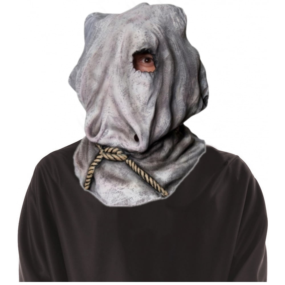 Adults Friday The 13th Jason Voorhees Killer Sack Mask Costume ...