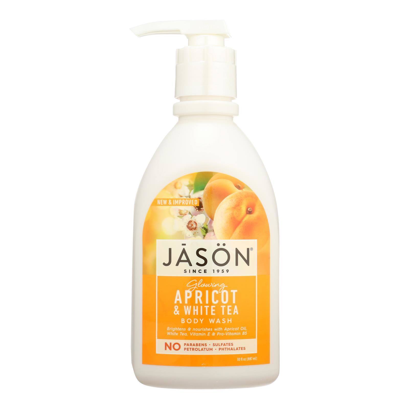 Jason Satin Shower Body Wash Apricot - 30 fl oz - Walmart.com