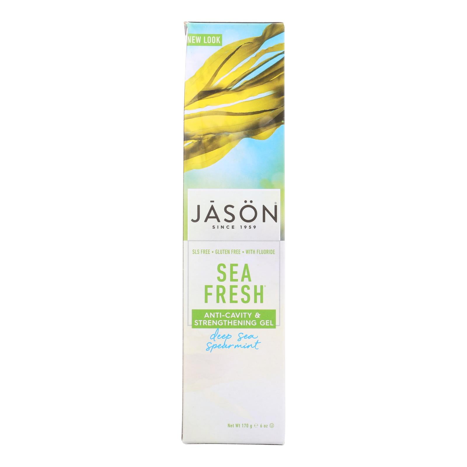 Jason Sea Fresh Anti-Cavity & Strengthening Gel, Healthy Mouth ...