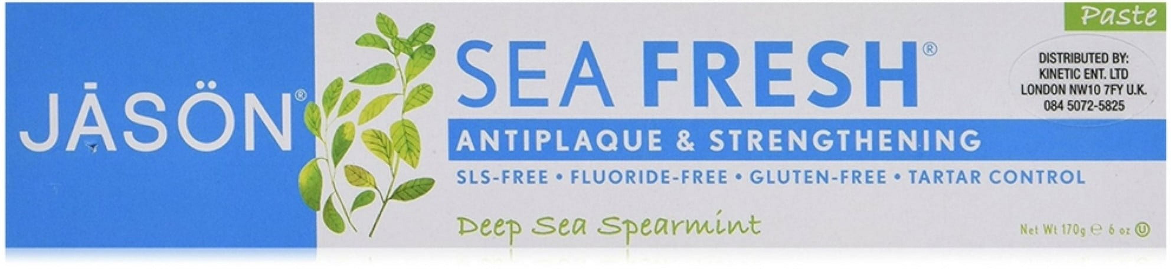Jason Sea Fresh Antiplaque & Strengthening Toothpaste, Deep Sea ...