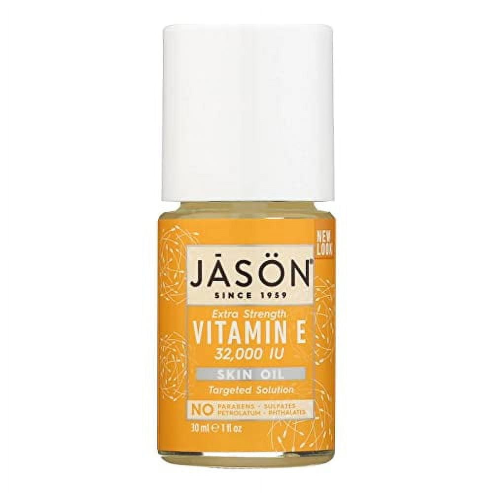 Jason Skin Oil, Extra Strength Vitamin E 32,000 IU, Targeted Solution ...