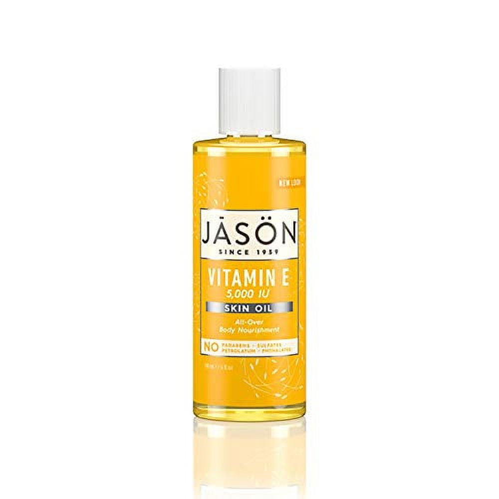 Jason Skin Oil, Vitamin E 5,000 IU, All Over Body Nourishment, 4 Oz ...