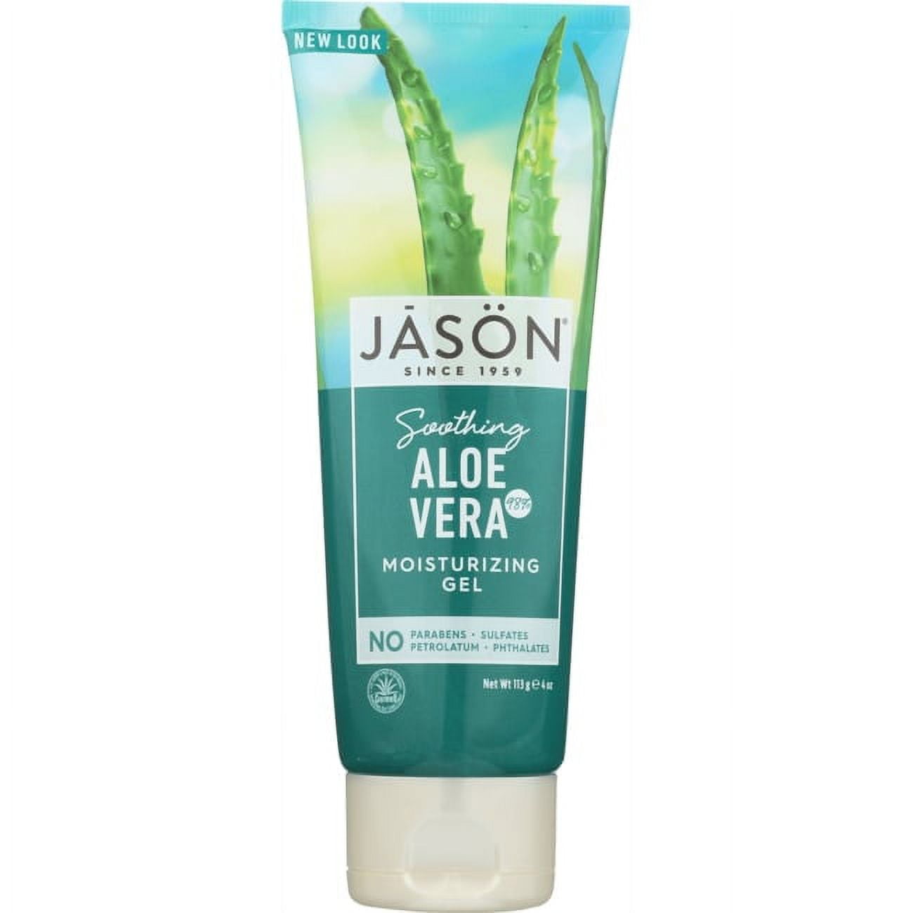 Jason Soothing 98% Aloe Vera Moisturizing Gel 4 Ounce - Walmart.com