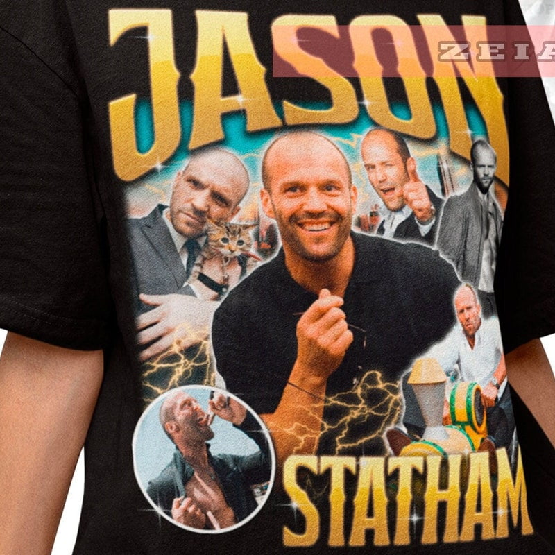 Jason Statham Retro 90s Shirt - Jason Statham Merch - Jason Statham ...