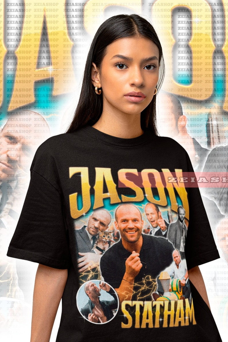Jason Statham Retro 90s Shirt - Jason Statham Merch - Jason Statham ...