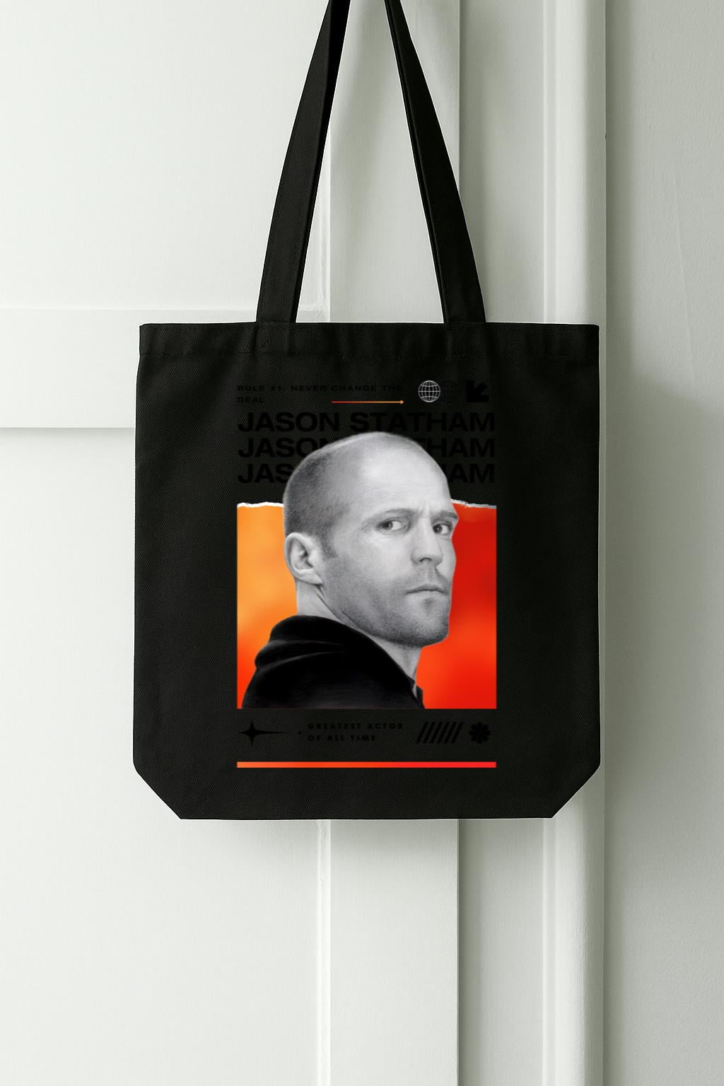 Jason Statham Tote Bag, Vintage Jason Statham Fan Bag, Jason Statham ...