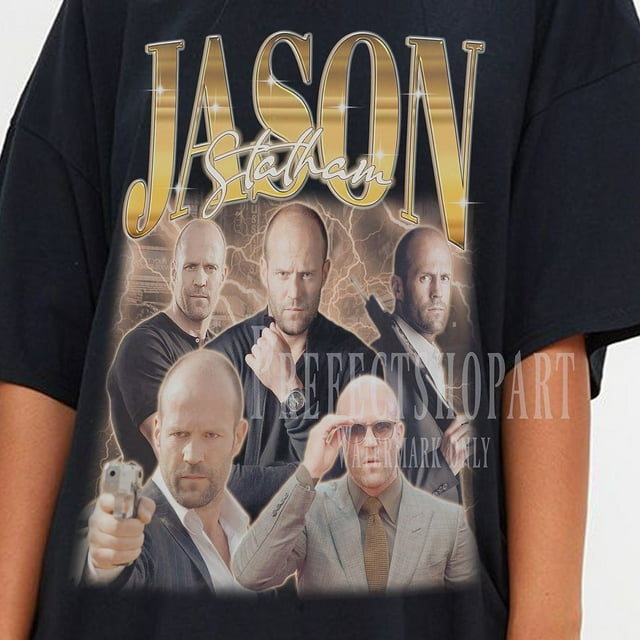 Jason Statham Vintage Shirt Jason Statham Homage Tshirt Jason Statham Fan Tees Jason Statham