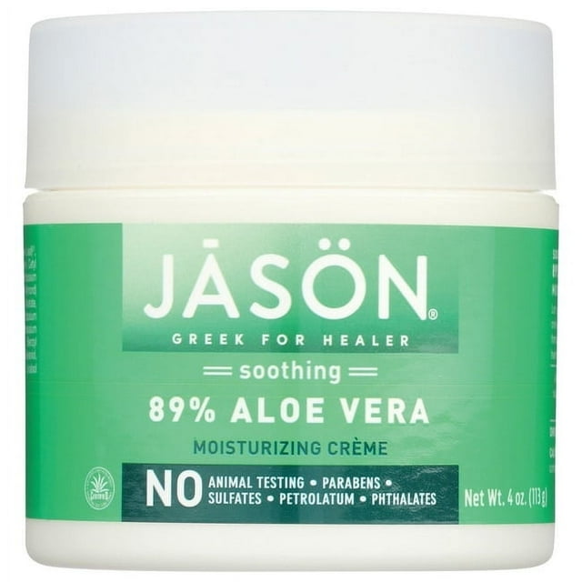Jason Organic Aloe Vera 84% Moisturizing Cream for Face & Body Daily ...