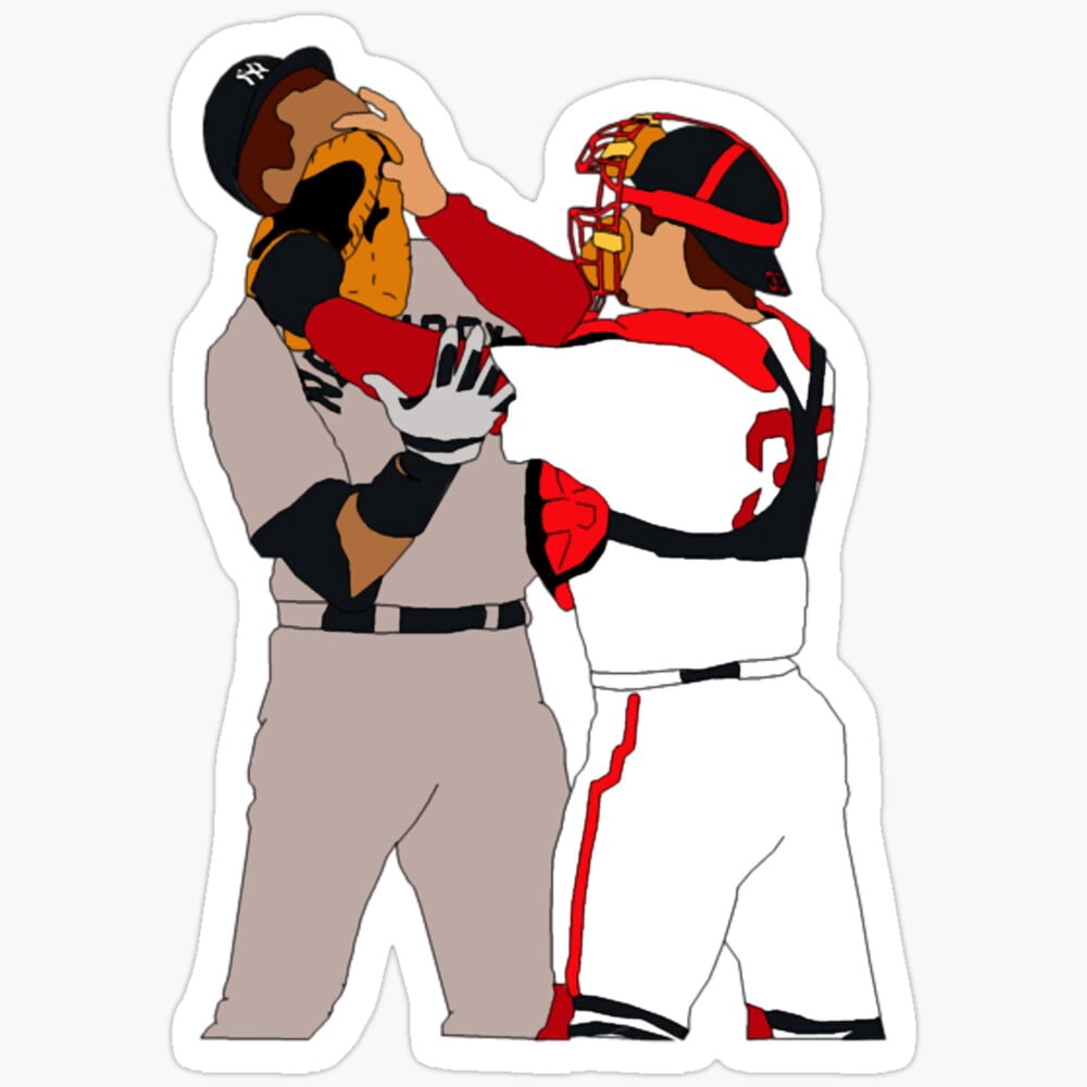 Jason Varitek Alex Rodriguez Brawl Sticker Baseball Sticker, Football ...