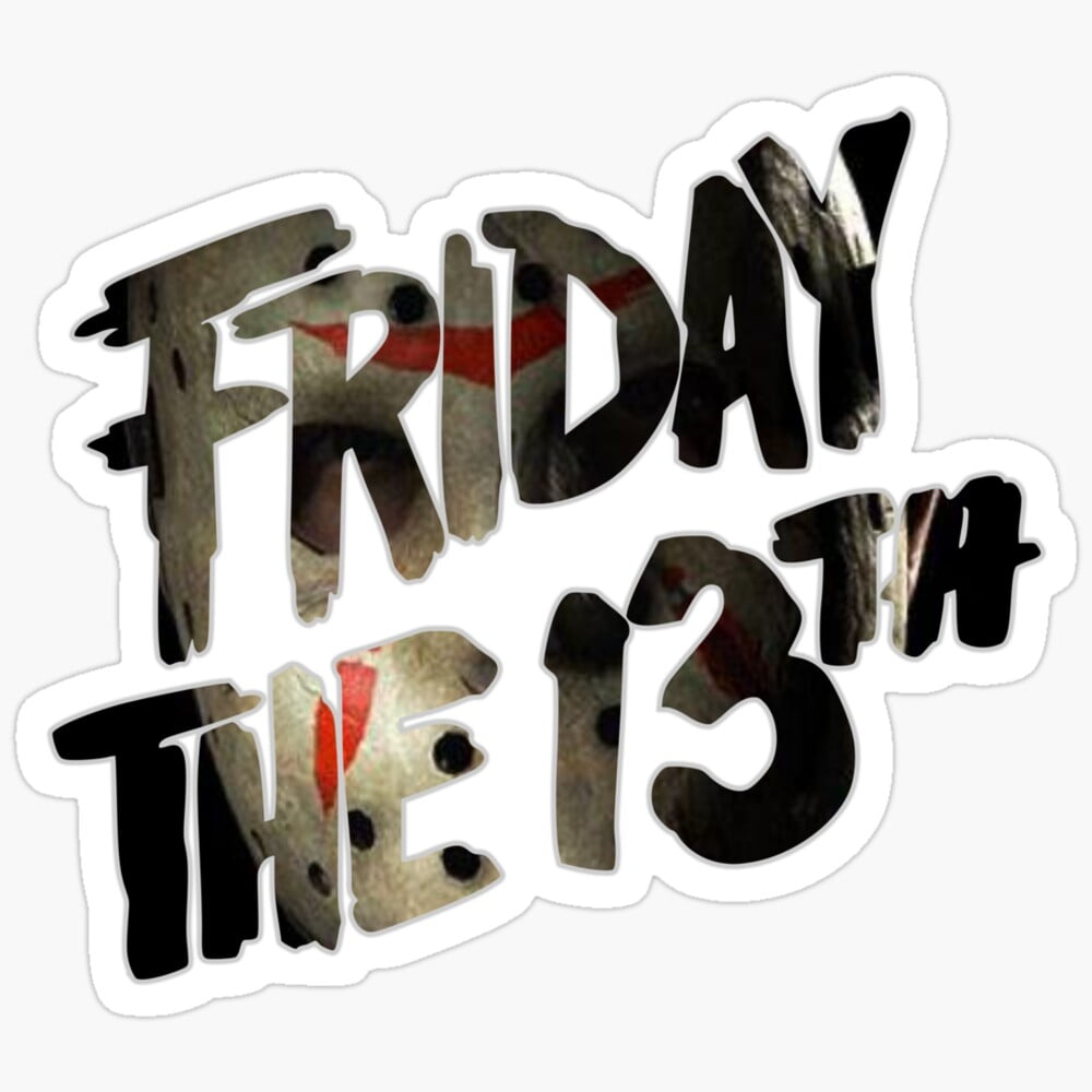Jason Voohrees Friday The 13Th Sticker Phone Decal Water Bottle ...