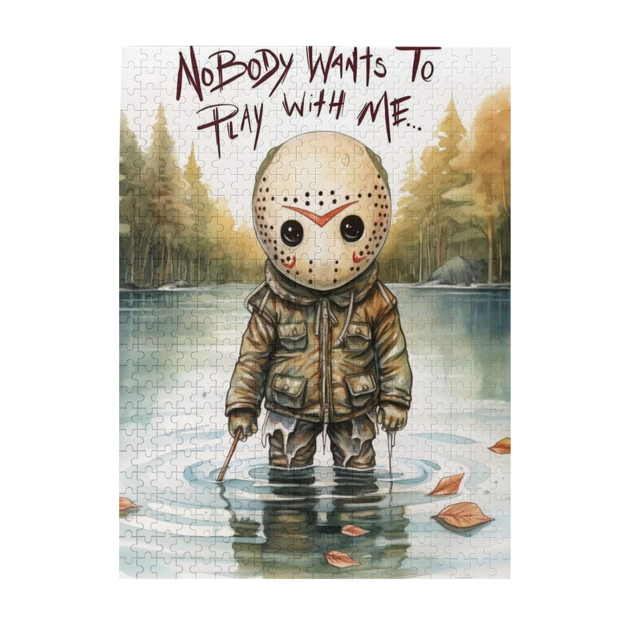 Jason Voorhees 500 Piece Jigsaw Puzzle for Adults Kids, Challenging ...
