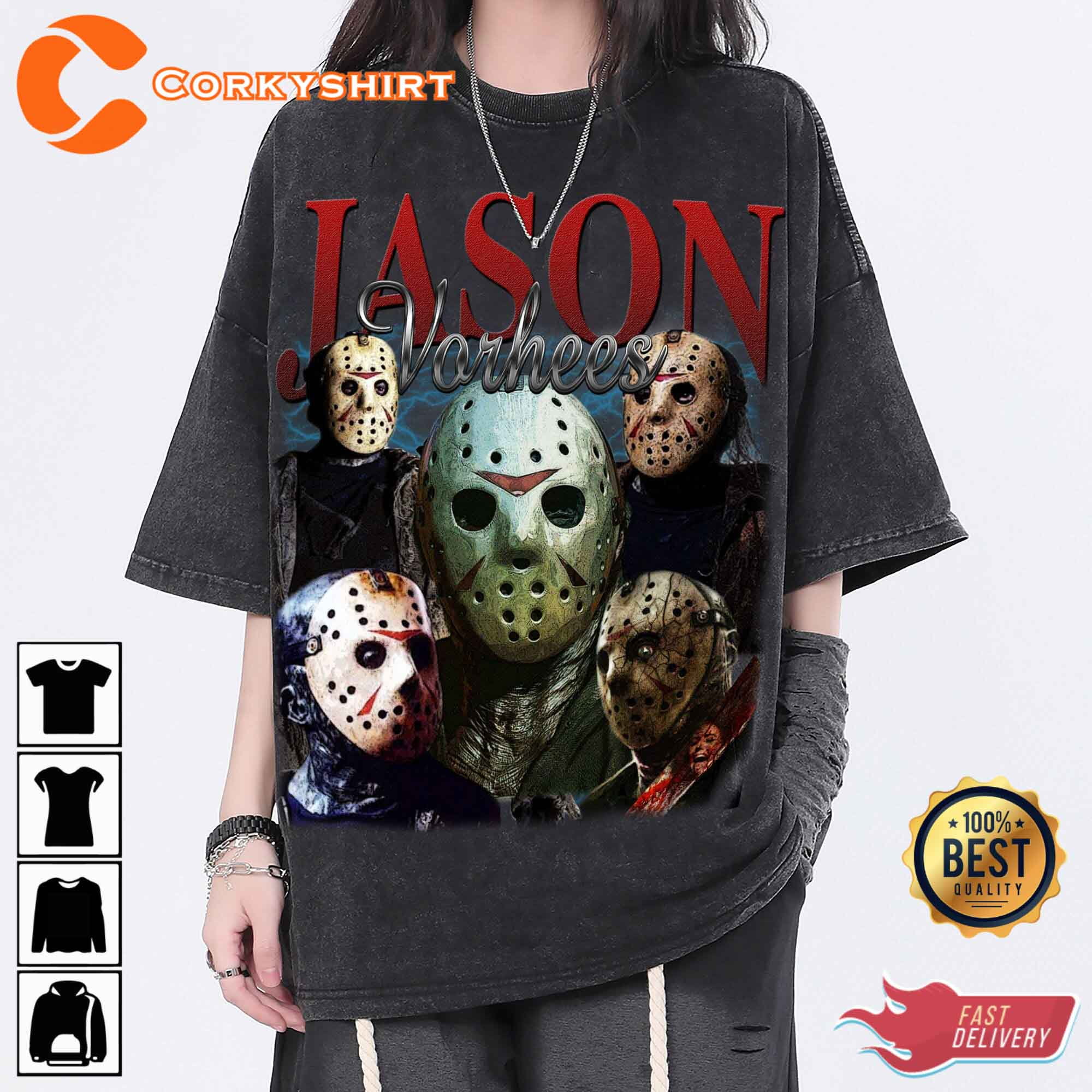 Jason Voorhees Actor Homage Graphic Shirt - Walmart.com