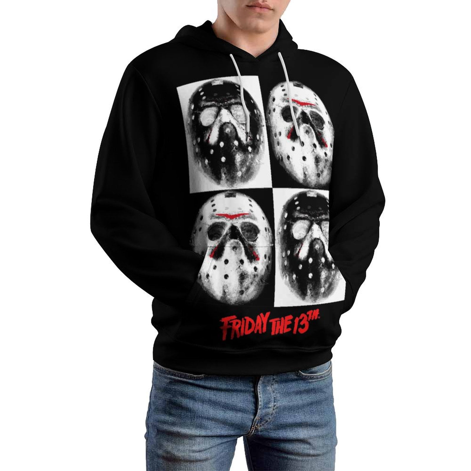 Jason Voorhees Adult Sweater Pullover Hoodie 3D Printed Loose Hooded ...