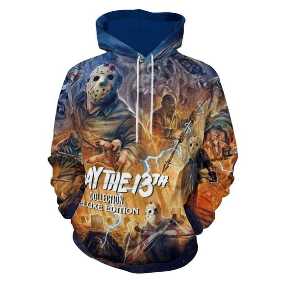 Jason Voorhees Adult Sweater Pullover Hoodie 3D Printed Loose Hooded ...