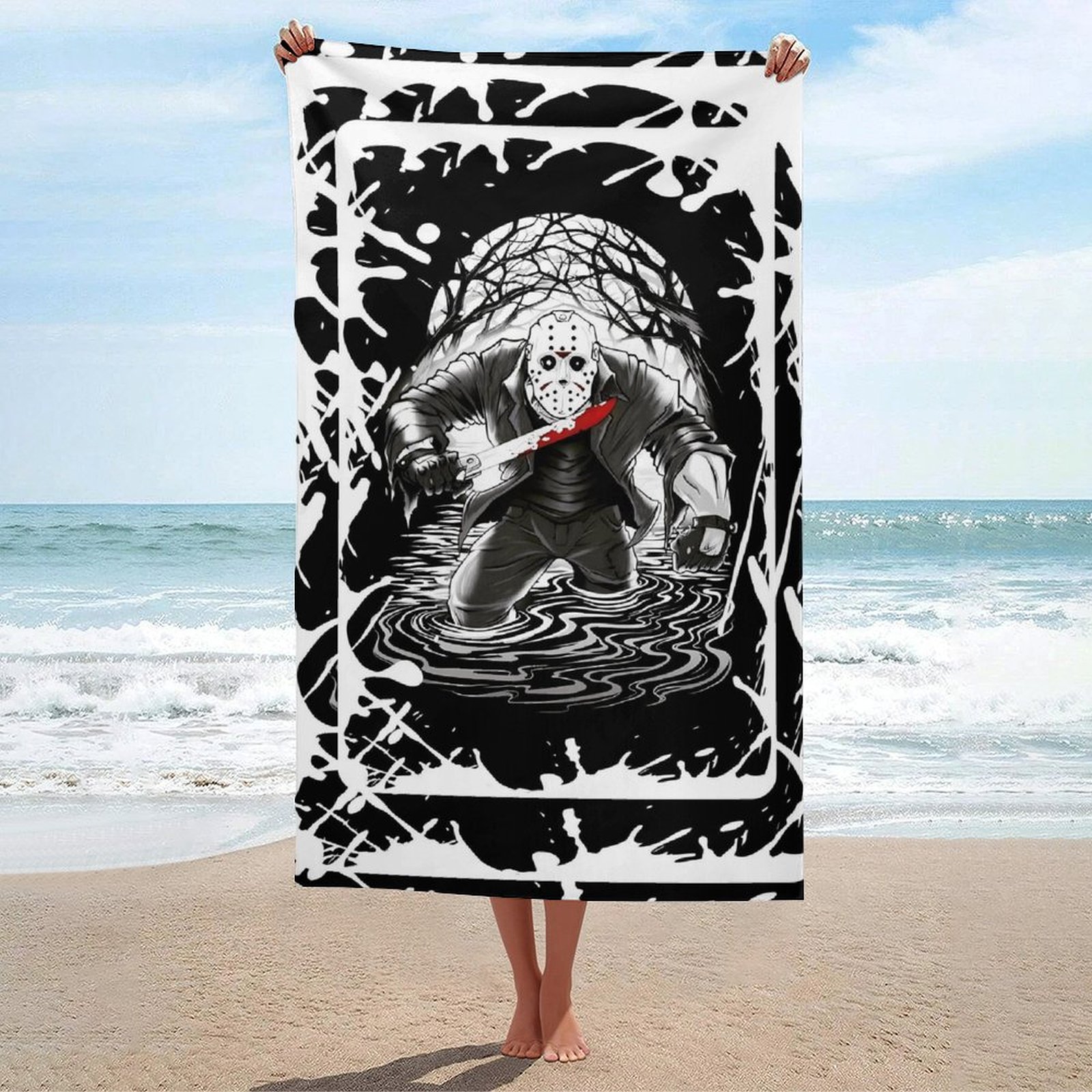 Jason Voorhees Bath Towels Super Soft Bath, Pool, Beach Towel ...