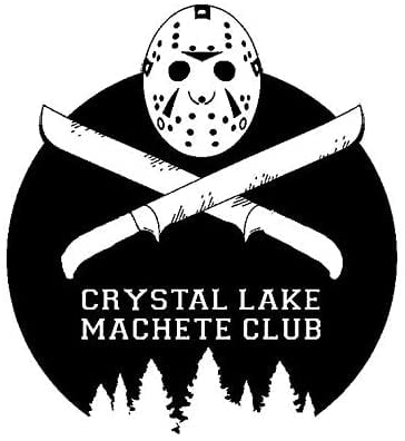 Jason Voorhees Camping 6 Inch Vinyl Car Decal – Horror Classic Movie ...