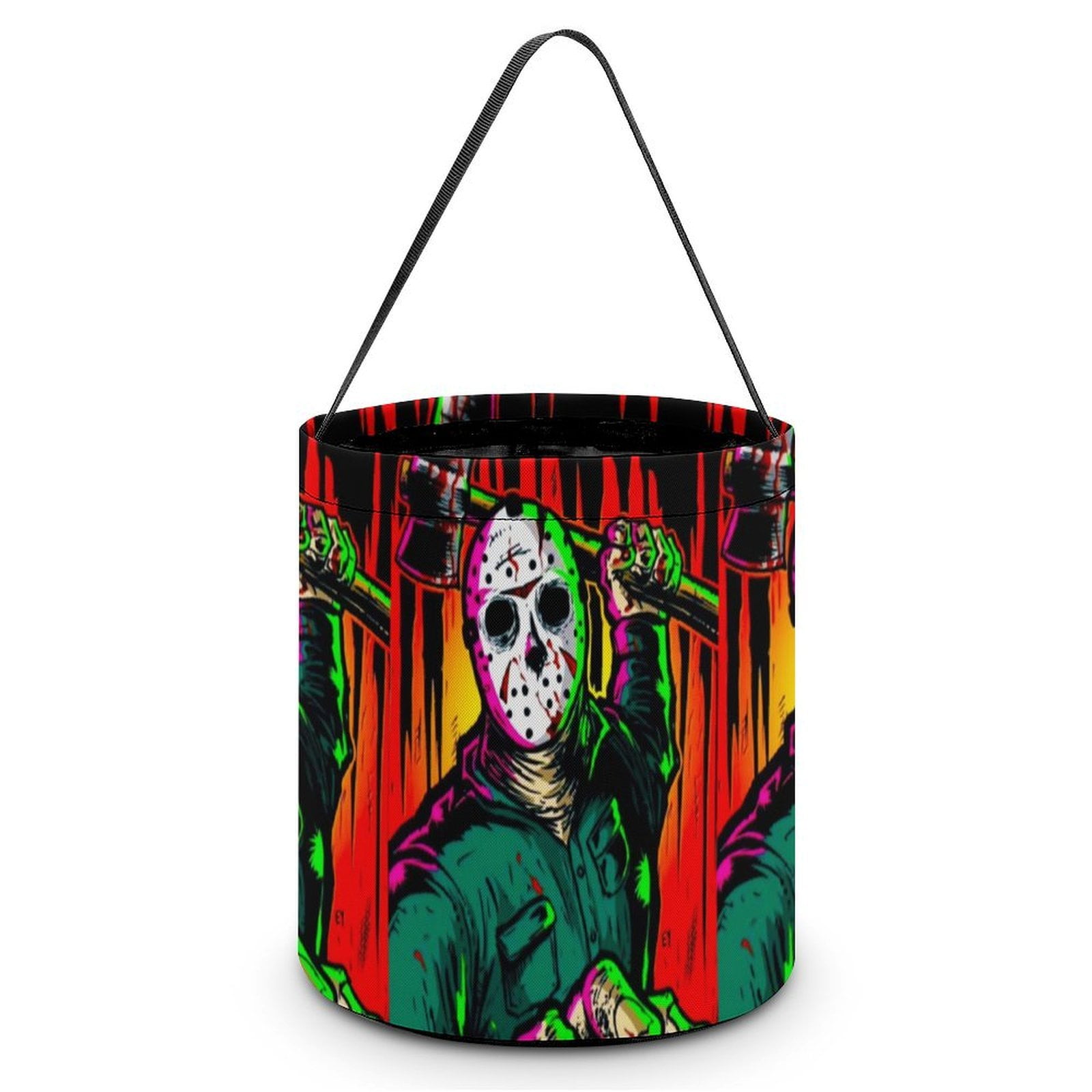 Movie Character Jason Candy Tote Bags Halloween Trick or Treat Bucket ...