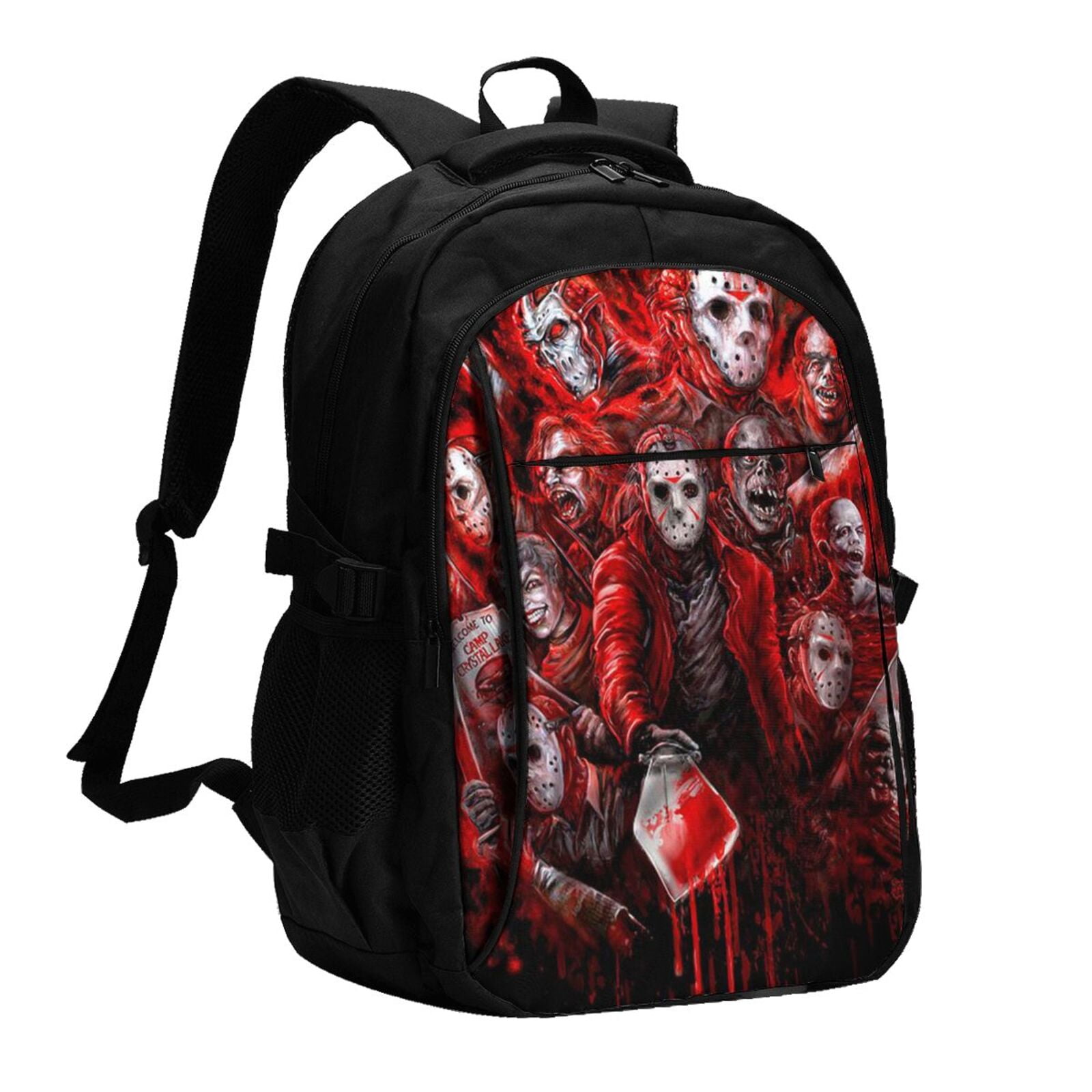 Jason Voorhees Casual Backpacks Business Travel Shoulder Bag With Usb ...