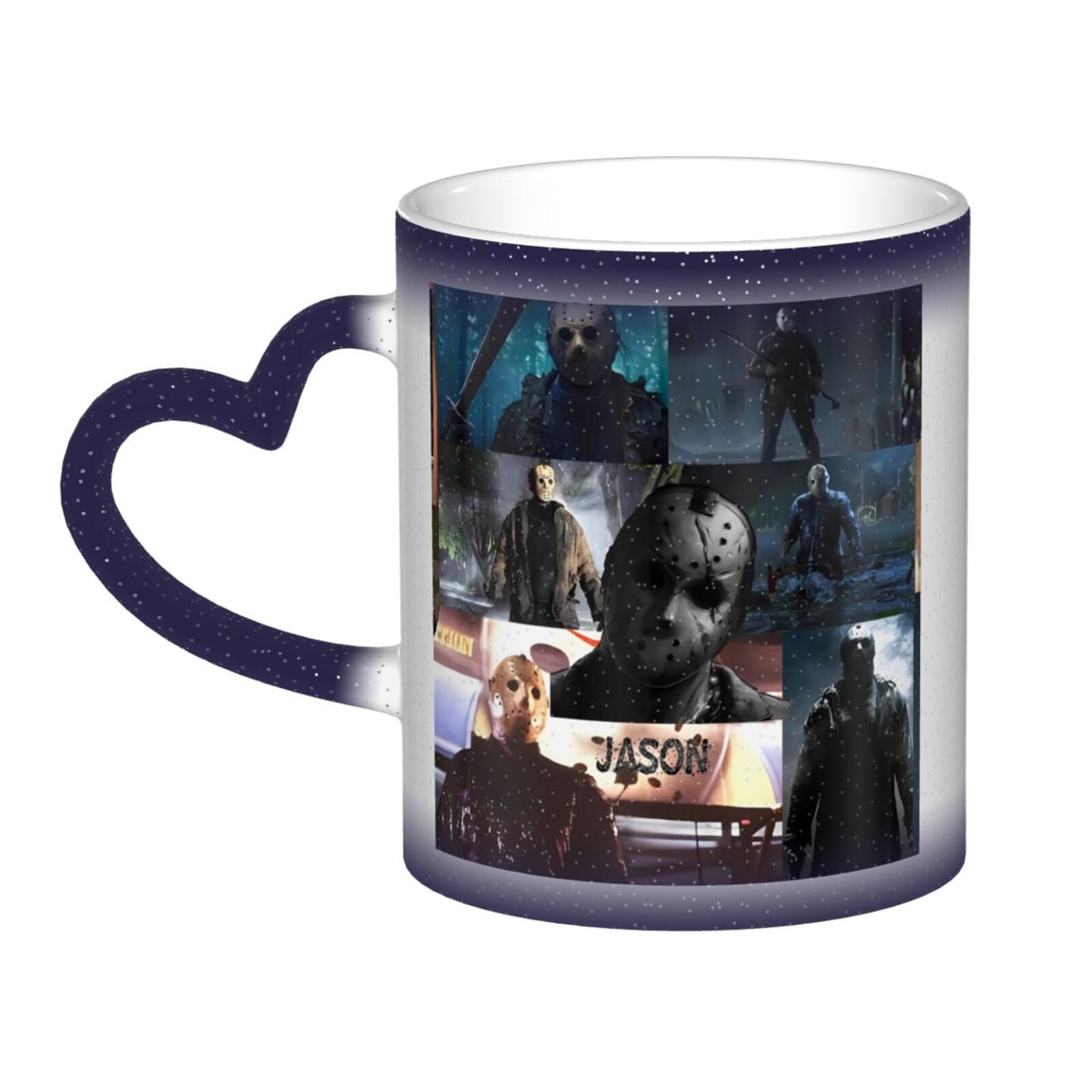 Jason Voorhees Color Changing Mug Heat Sensitive Magic Funny Art Coffee ...