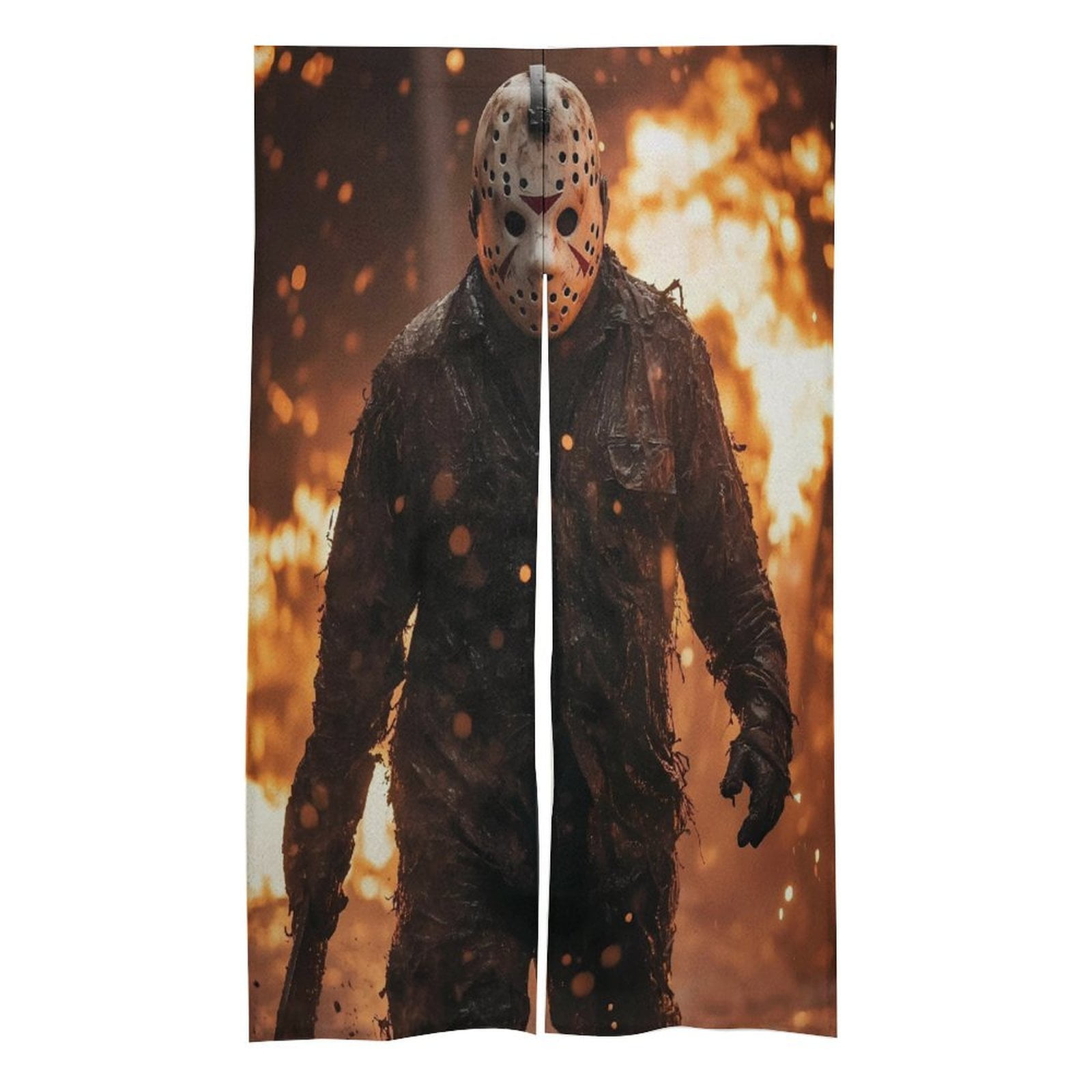 Jason Voorhees Doorway Curtain, Door Curtain Blackout Curtain Home ...