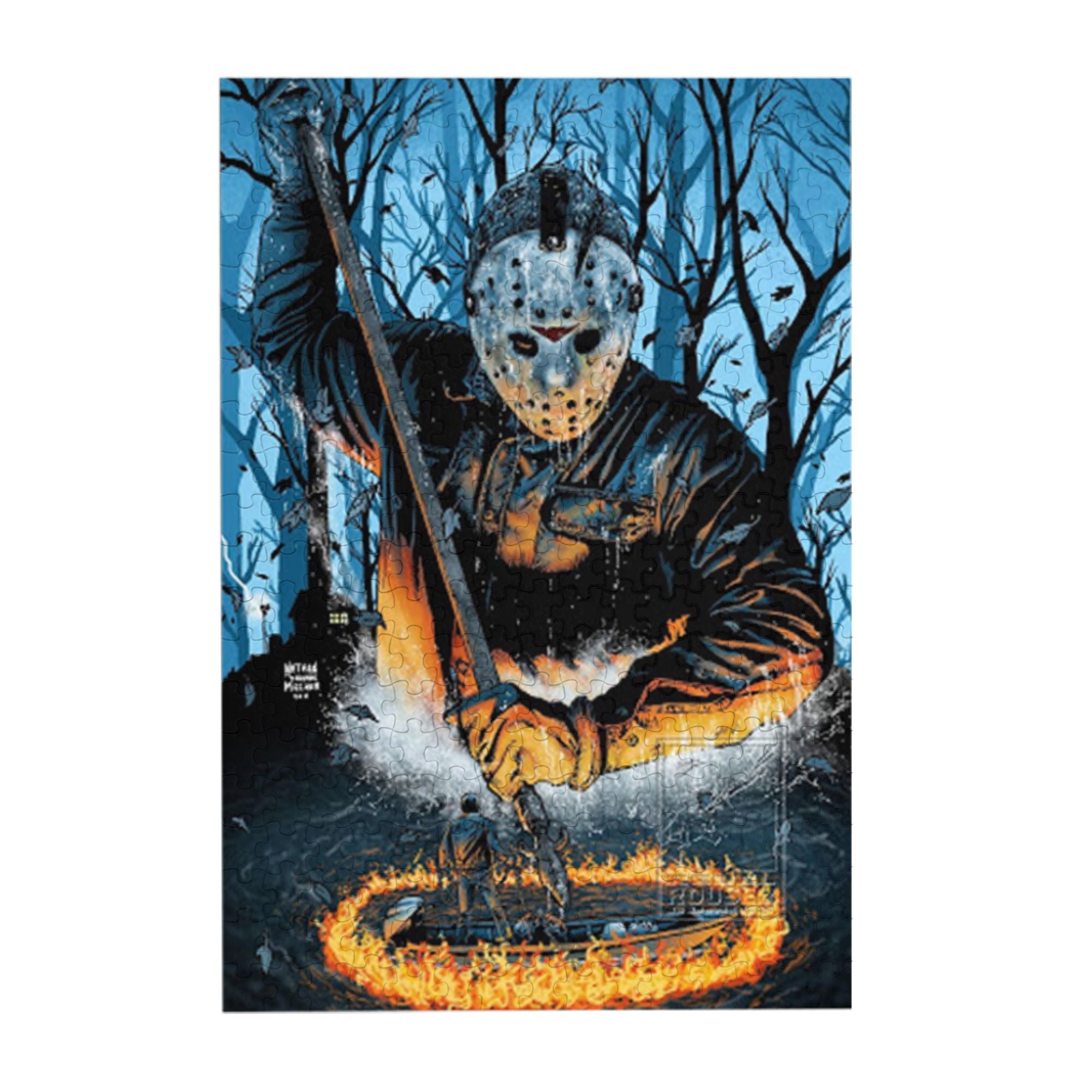 Jason Voorhees Friday 13th Wooden Jigsaw Puzzle for Adults 300 Piece ...