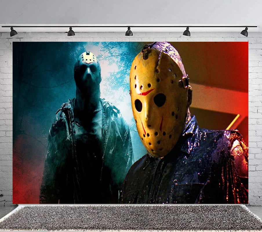 Jason Voorhees Friday The 13th Backdrop Banner Party Supplies Poster ...