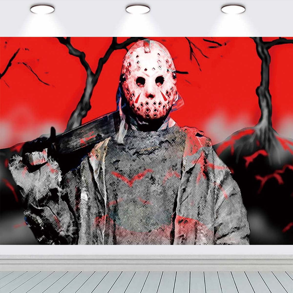 Jason Voorhees Friday The 13th Background school Wall Decor Taspestry ...