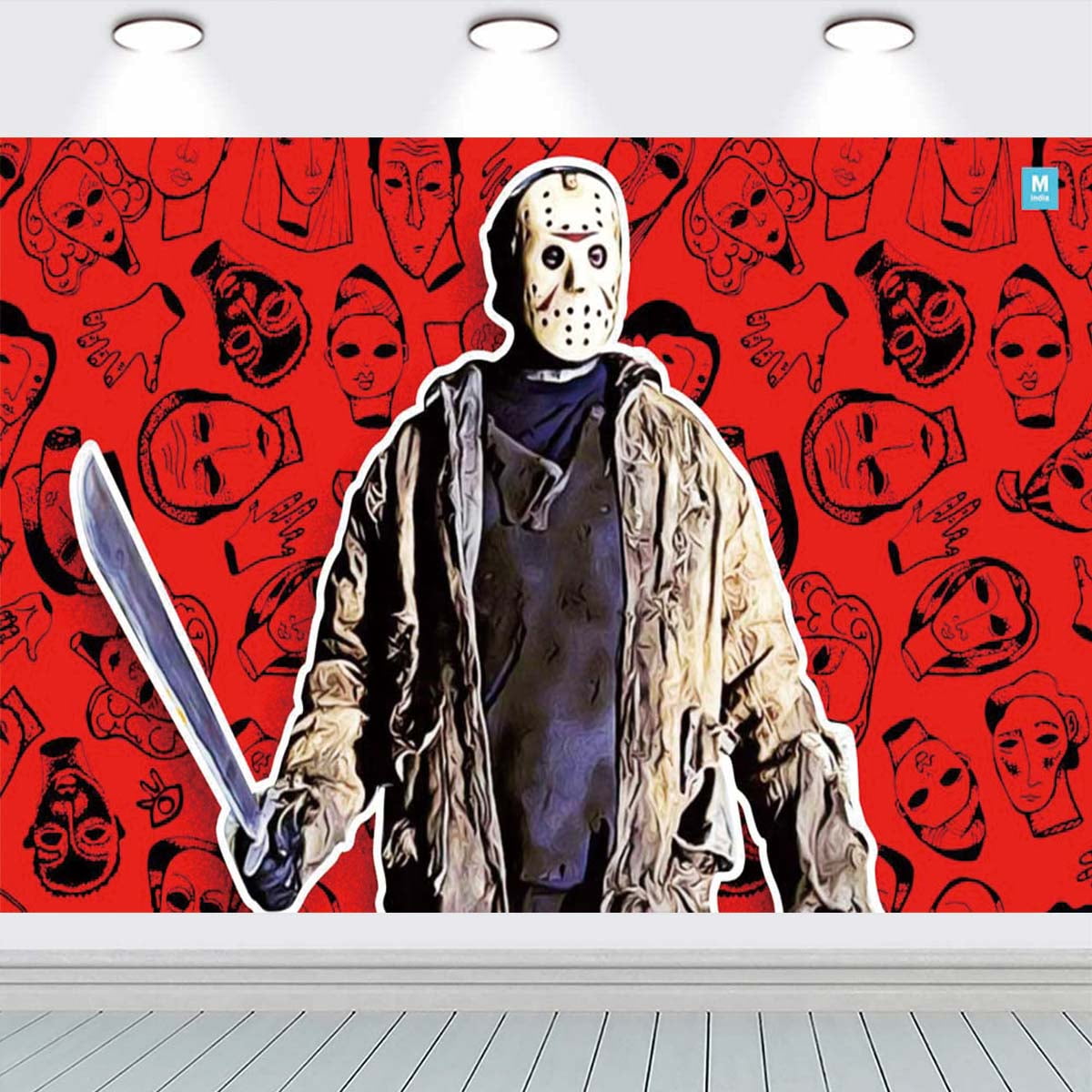 Jason Voorhees Friday The 13th Post school Wall Decor Birthday Banner ...